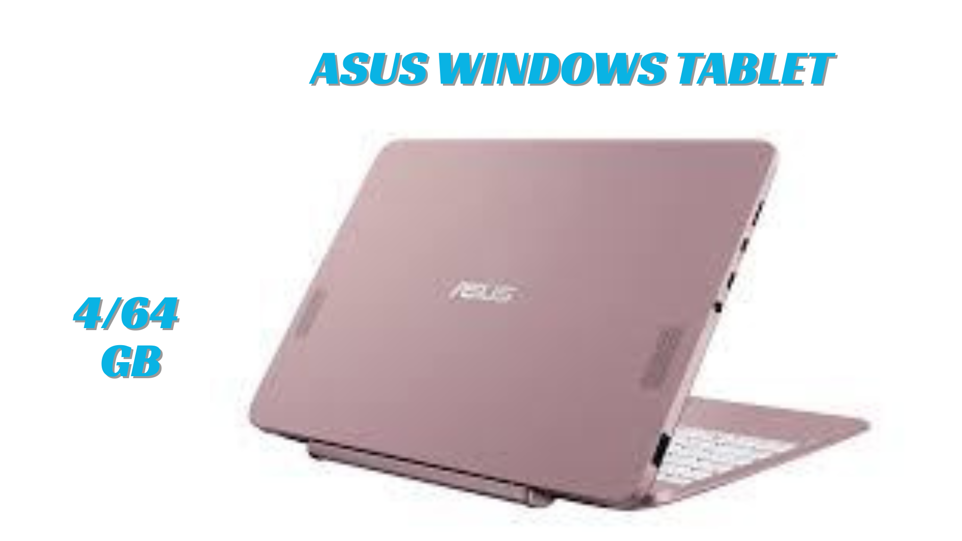 Asus T101HA 4GB 64GB SSD 10.1 inch Windows Tablet with Keyboard Dock ...